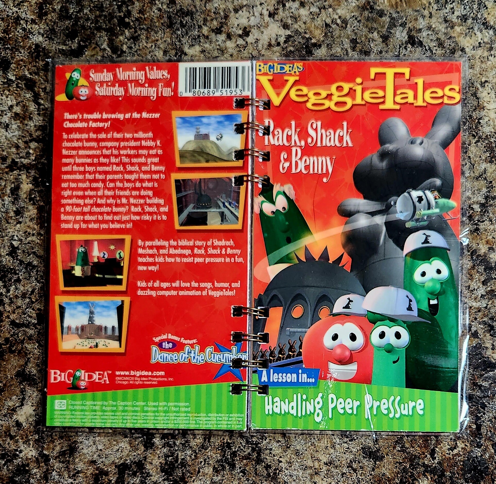 Veggie Tales Notebook Journal Rack Shack & Benny a Lesson - Etsy