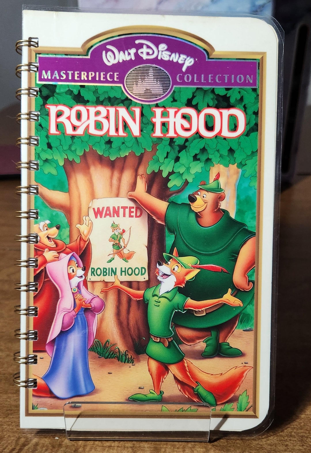 Disney's Robin Hood VHS Notebook Journal With Themed Liner Paper ...
