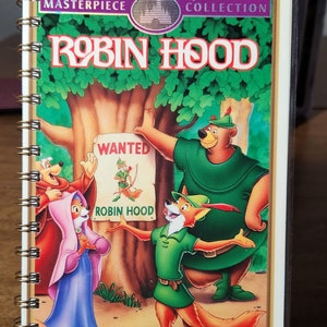 Disney's Robin Hood VHS Notebook Journal With Themed Liner Paper ...
