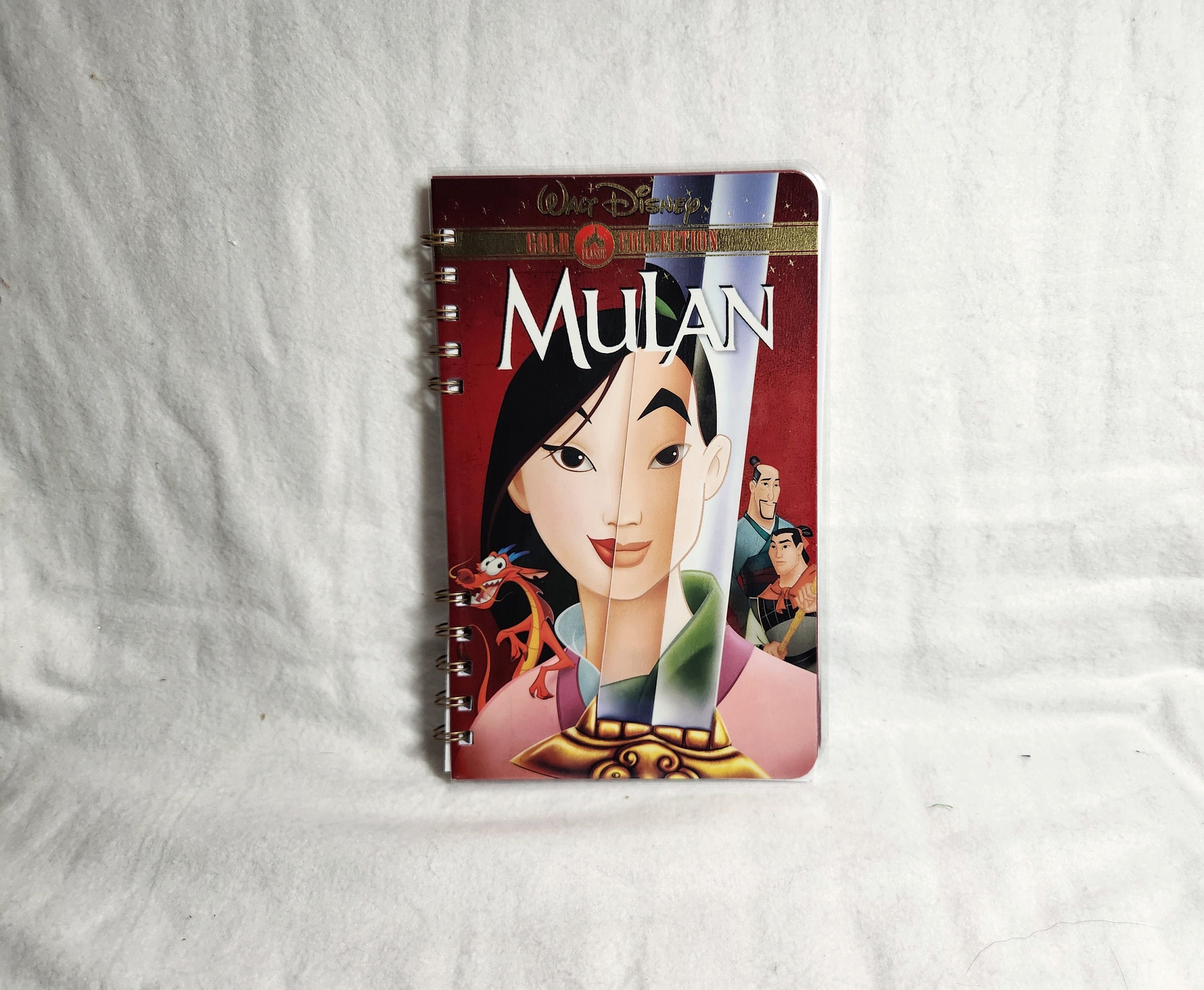 Disney's Mulan VHS Notebook Journal With Plain or Dotted Paper - Etsy