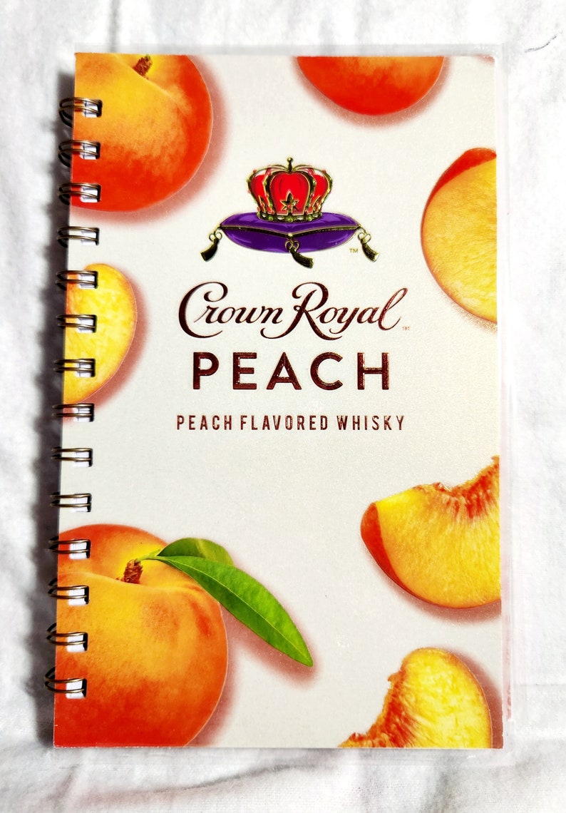 Crown Royal Peach Whiskey Notebook Memo Pad Journal - Etsy