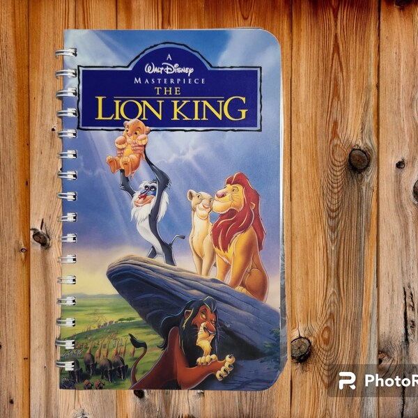 The Lion King Vhs Notebook - Etsy