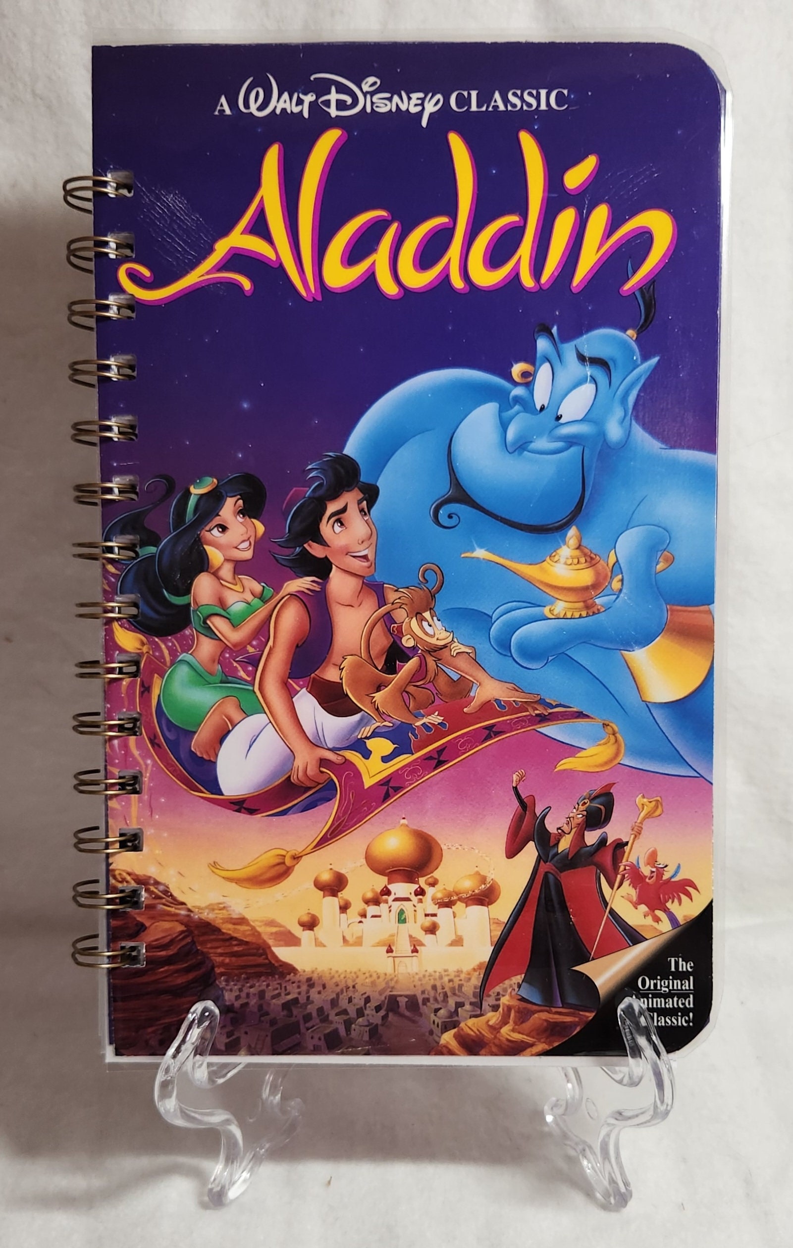 Disney's Aladdin VHS Notebook Journal - Etsy