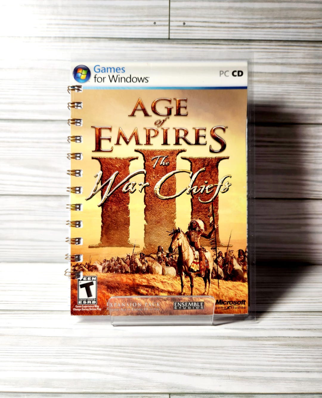 Age of Empires III the War Chiefs Expansion Vintage PC Game Box Journal ...