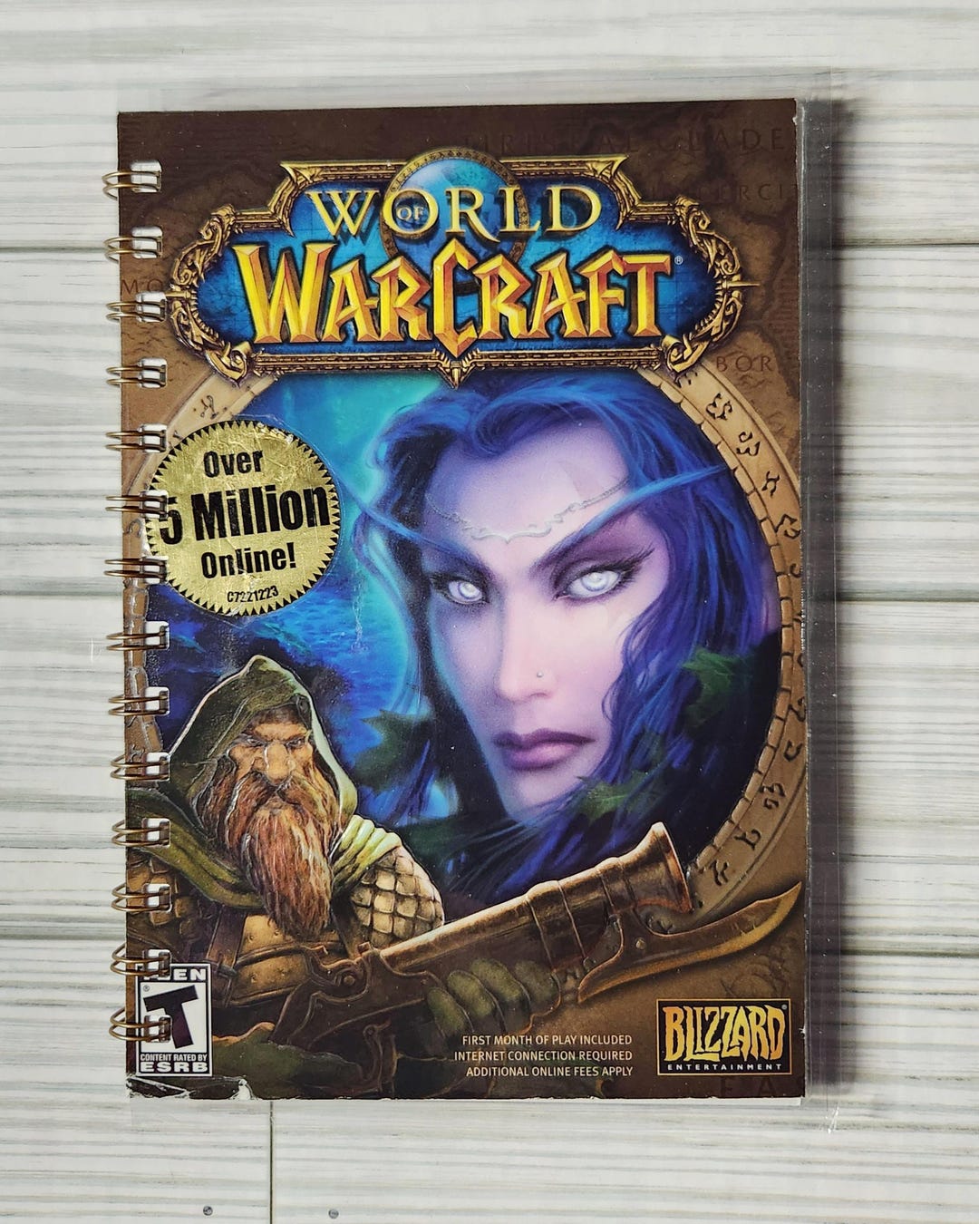 Original World of Warcraft 90s PC Game Sketchbook Doodle Pad - Etsy