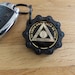 AA Chip Keychain Crafted Bicycle Chain Alcoholics Anonymous NA CA ...