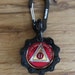 AA Chip Keyring W/ Carabiner Clip Display Medallion Key Chain - Etsy
