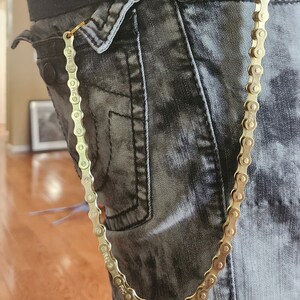 Wallet Chain From Gold Bike Chain Handcrafted Quality Hardware Heavy ...