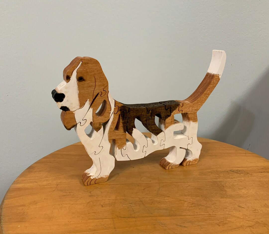 Basset Hound Puzzle - Etsy