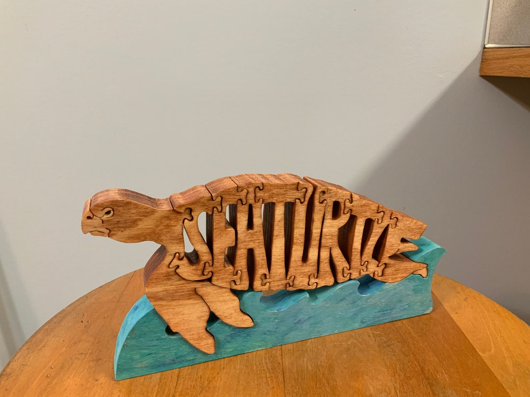 Sea Turtle Puzzle - Etsy