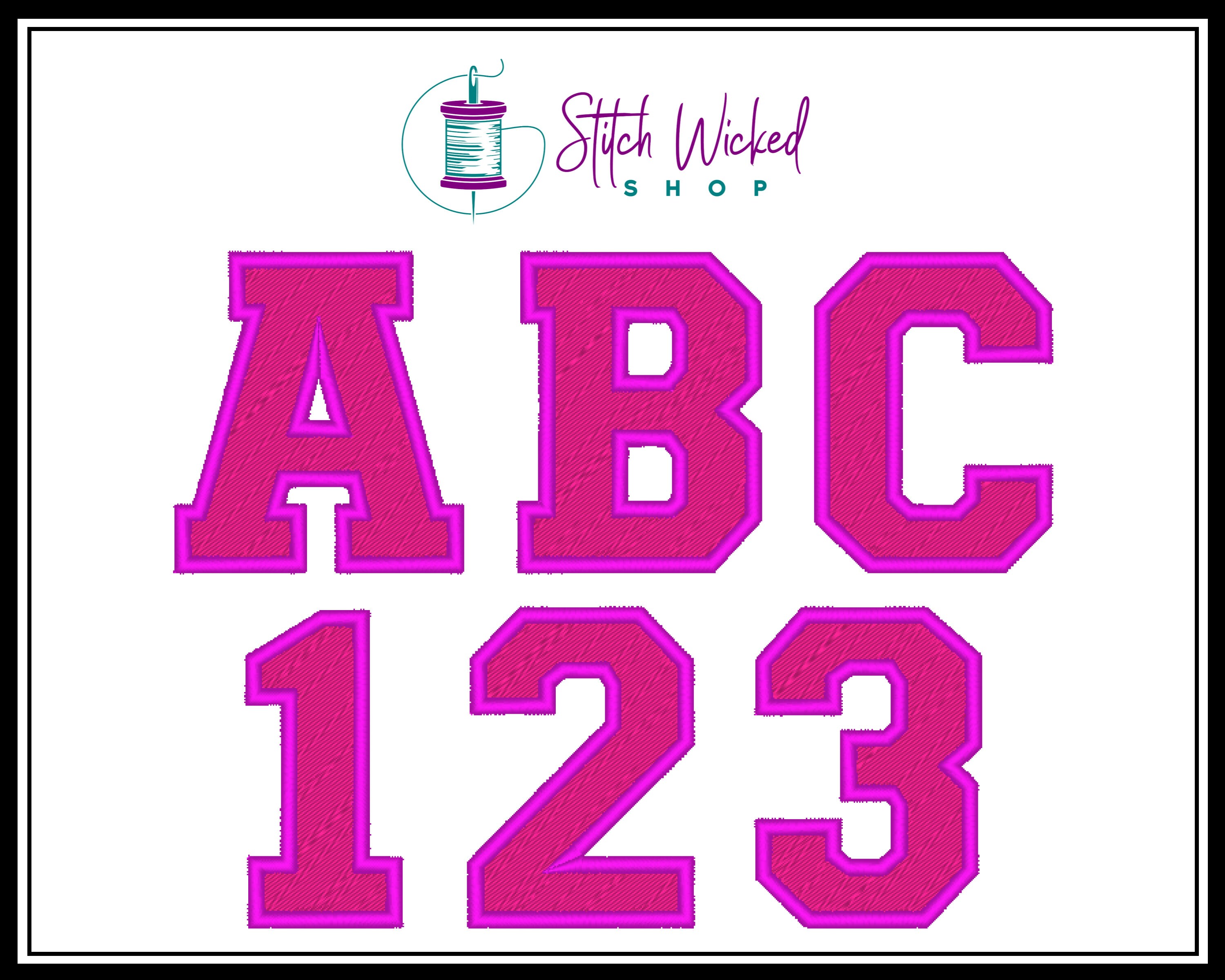 Varsity Letter Patch Varsity Number Patch Custom Embroidered - Etsy