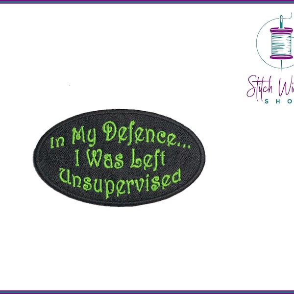 I Was Left Unsupervised Patch - Etsy