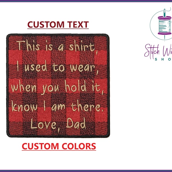 Memory Quilt Label - Etsy