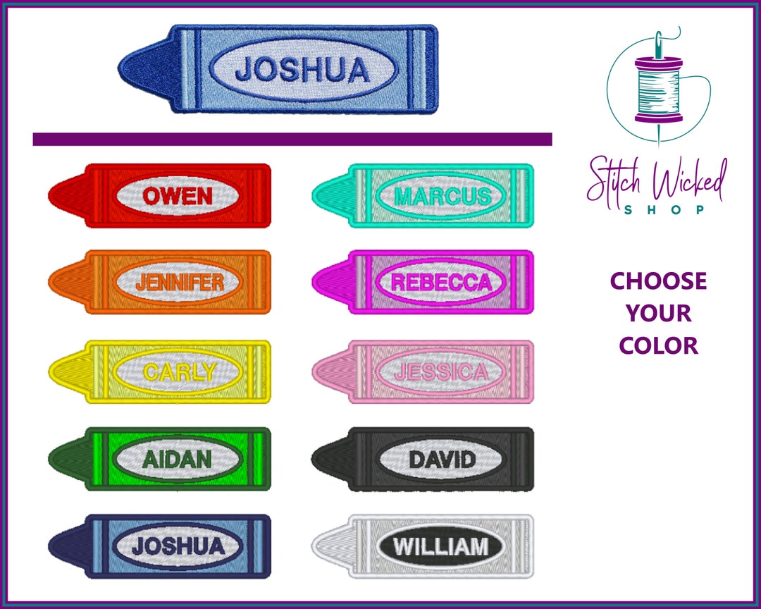 Back to Scool Name Labels, First Day of Scool Nam Tags, Custom ...