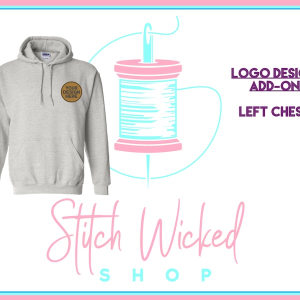 Embroidered Left Chest Logo - Etsy