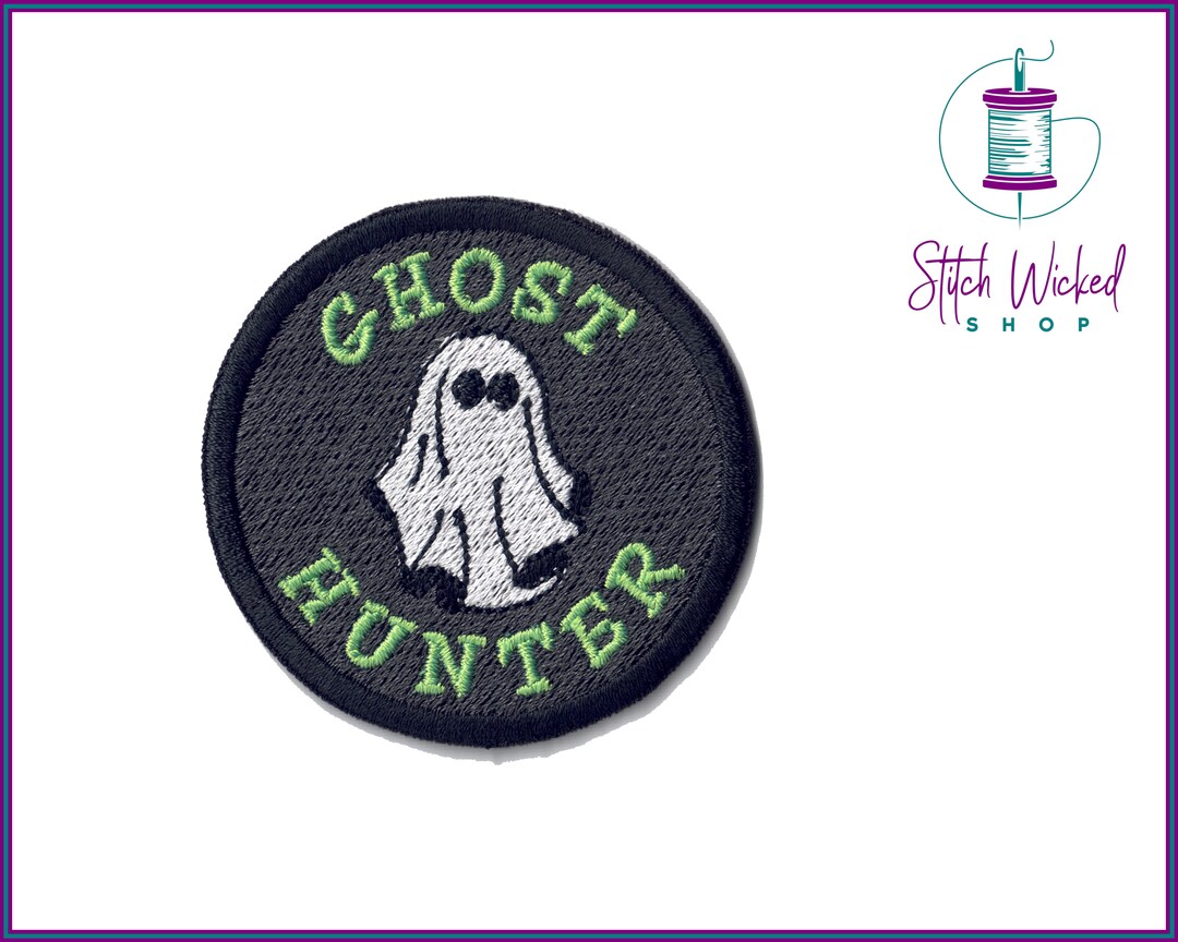 Ghost Hunter Merit Patch, Embroidered Merit Patch, Merit Badges for ...