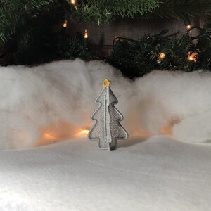 Free Standing Lace Winter Village Christmas Tree, Machine Embroidery ...