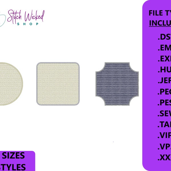 Knockdown Stitch Machine Embroidery - Etsy