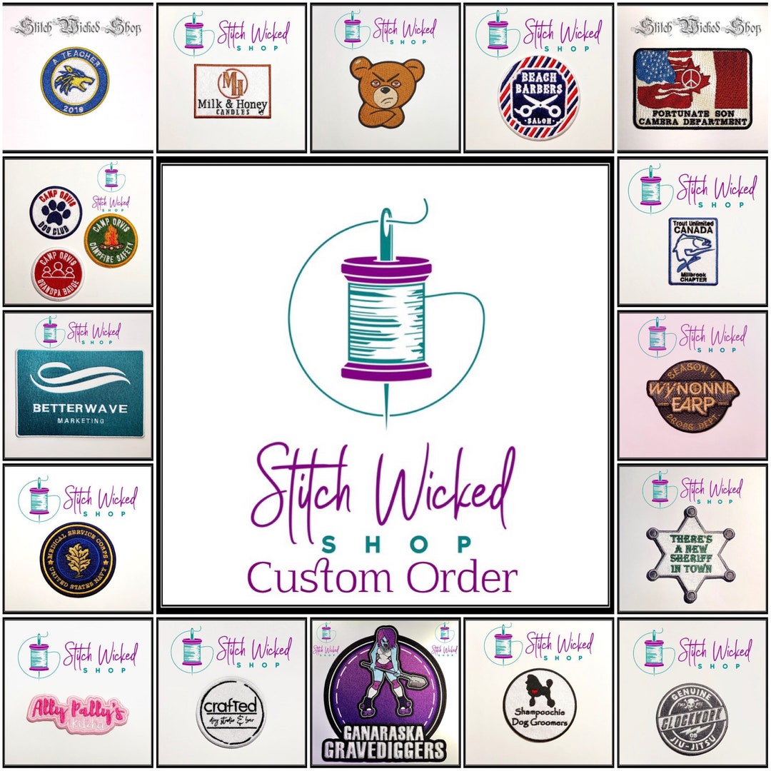 Custom Embroidered Patches, Custom Designs, Patches, Badges, Emblems ...