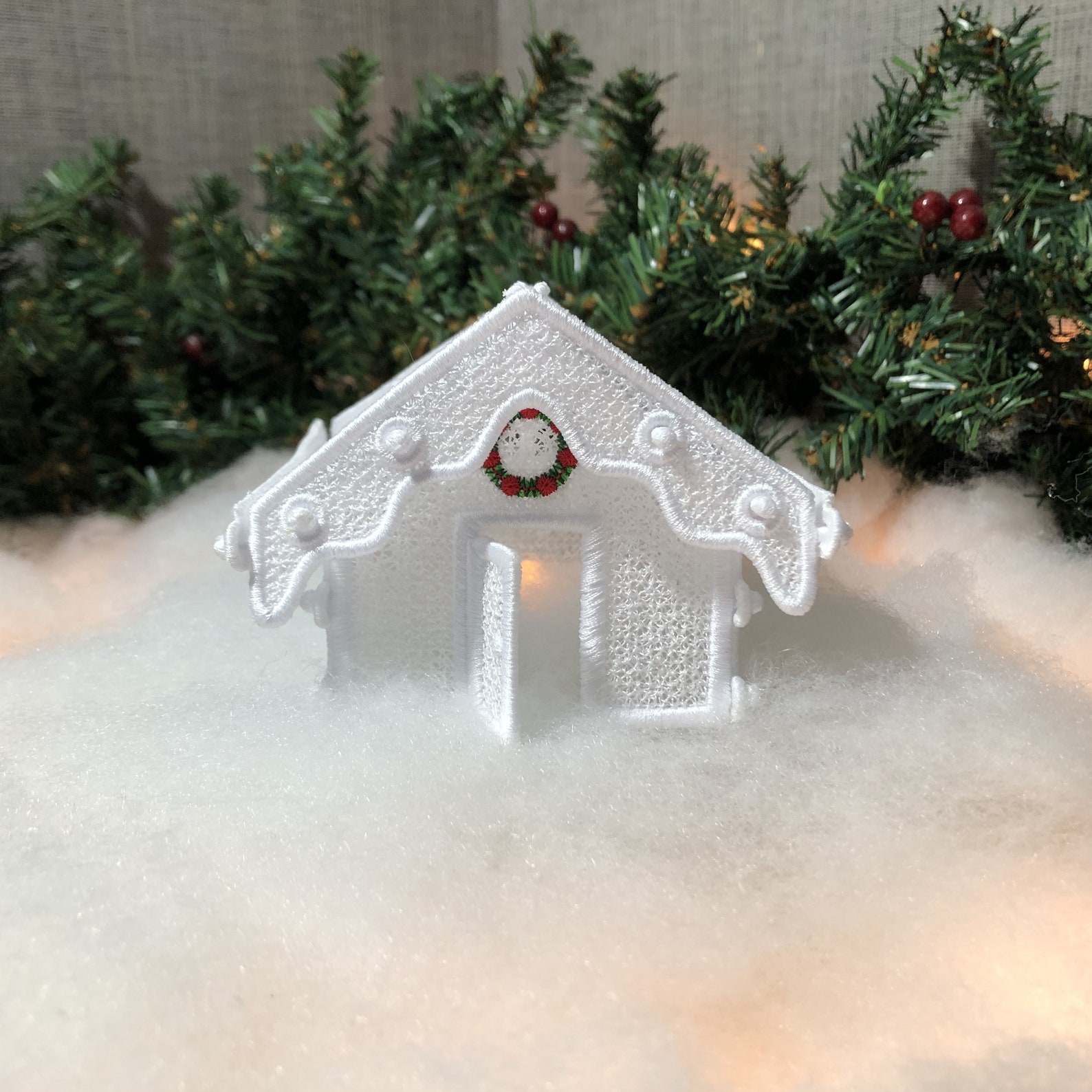 Free Standing Lace Winter Village House Machine Embroidery Designs ...