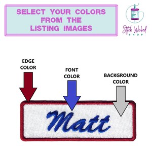 Tactical Name Patch, Custom Name Tape, Custom Embroidered Name Tag ...