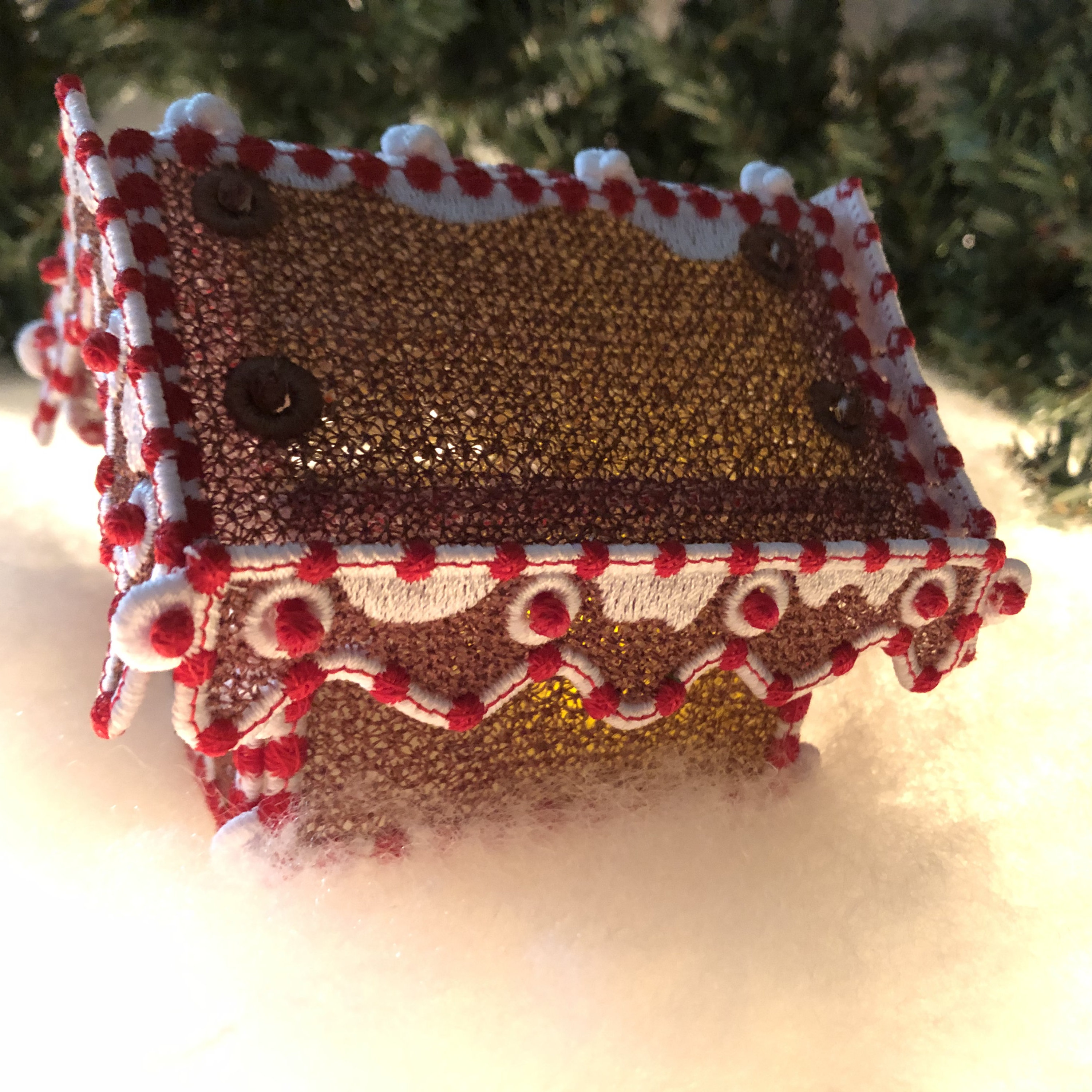 FSL Gingerbread House Machine Embroidery Design, Free Standing Lace ...