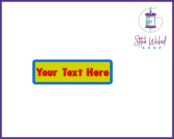 Custom Embroidered Name Patch Custom Name Patches - Etsy Canada