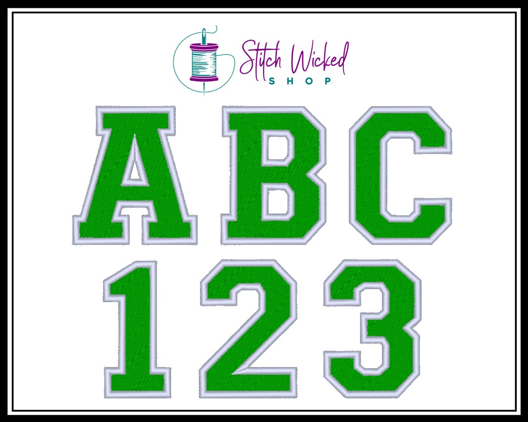 Custom Varsity Letter Embroidered Patch for Jackets, Varsity Letter ...