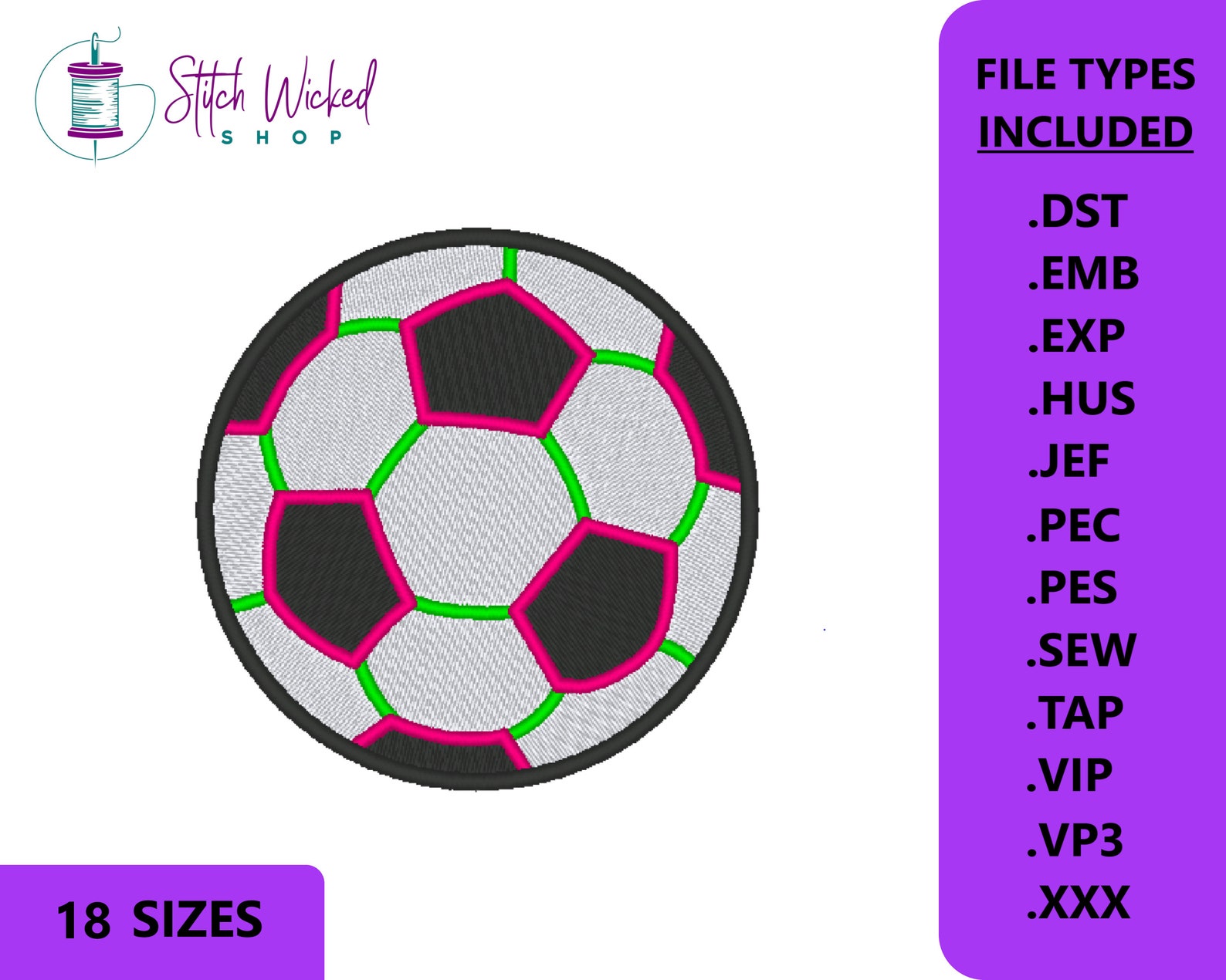 Soccer Ball Machine Embroidery Design, Mini Soccer Ball, Embroidery ...
