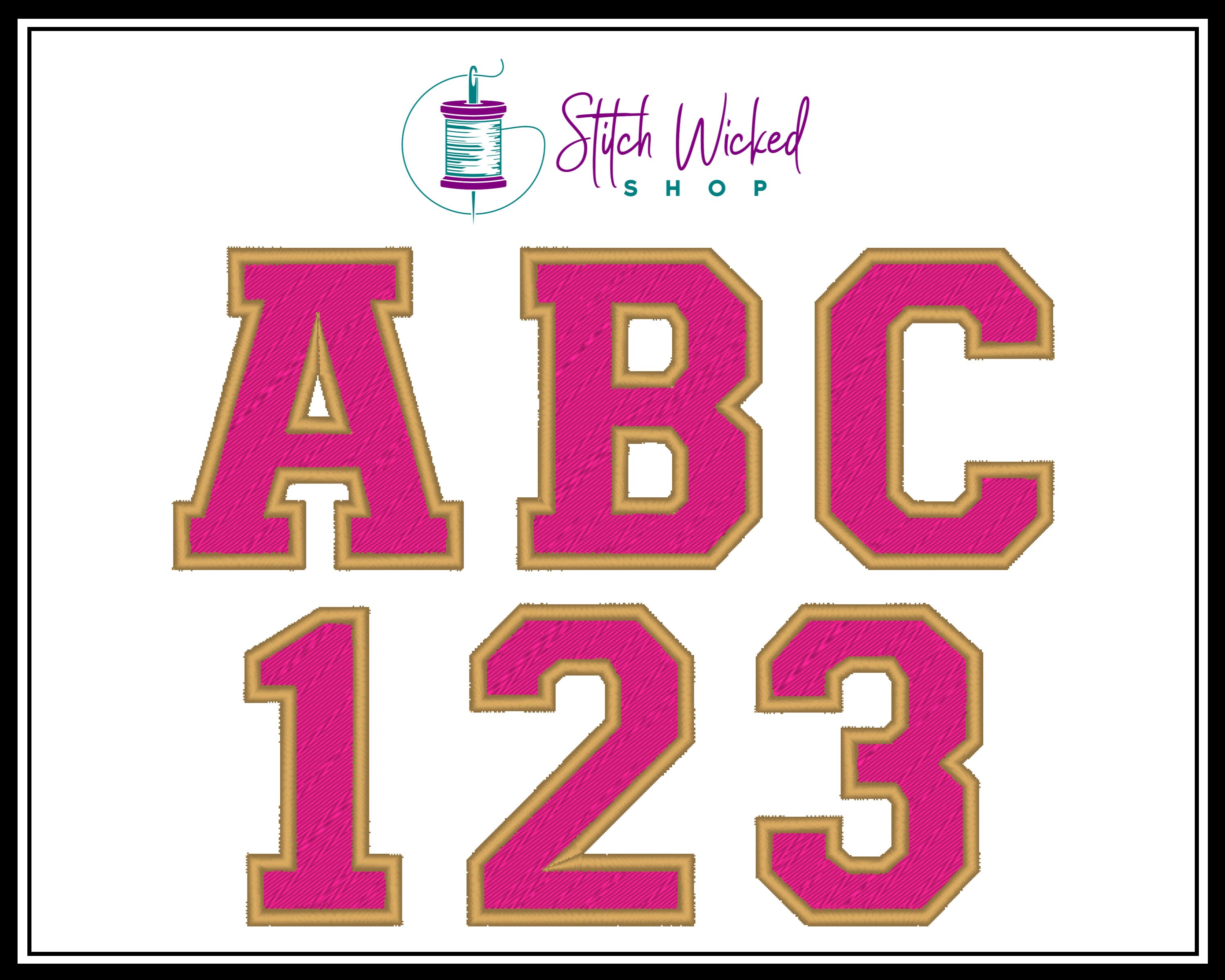 Varsity Letter Patch Varsity Number Patch Custom Embroidered | Etsy