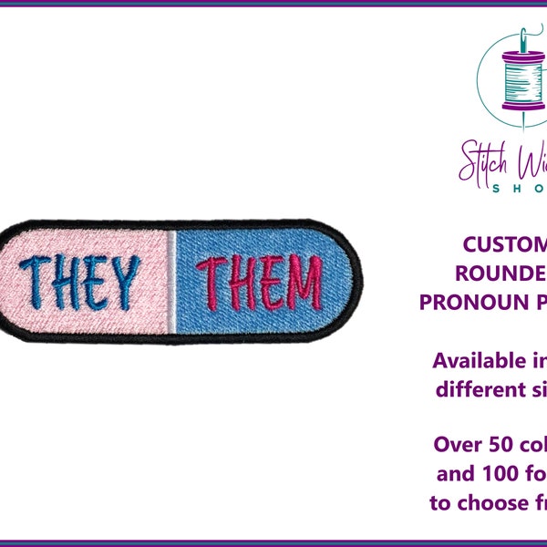 Pronoun Name Tag - Etsy