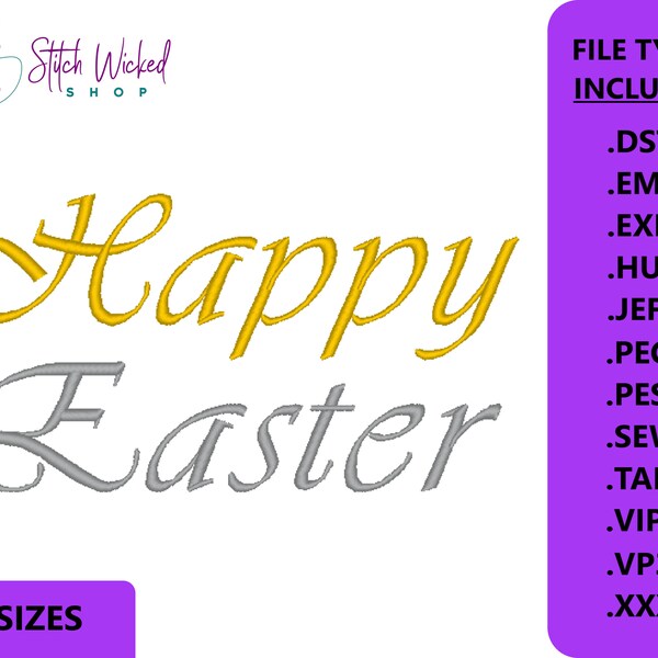 Happy Easter Script - Etsy