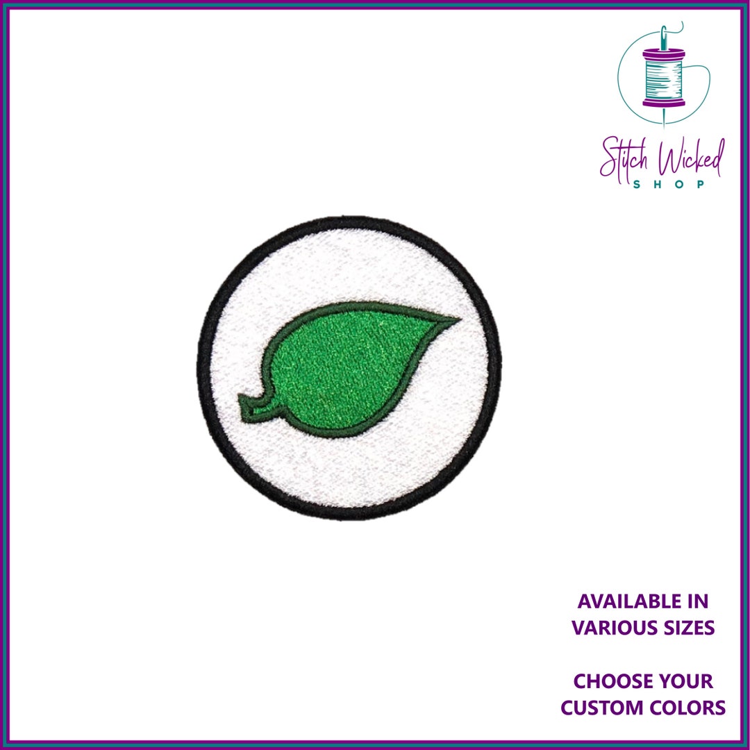 Leaf Embroidered Merit Patch, Custom Merit Patch, Choose Your Custom ...