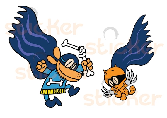 Dog Man Cat Kid Illustration 2 Files Digital Print | Etsy