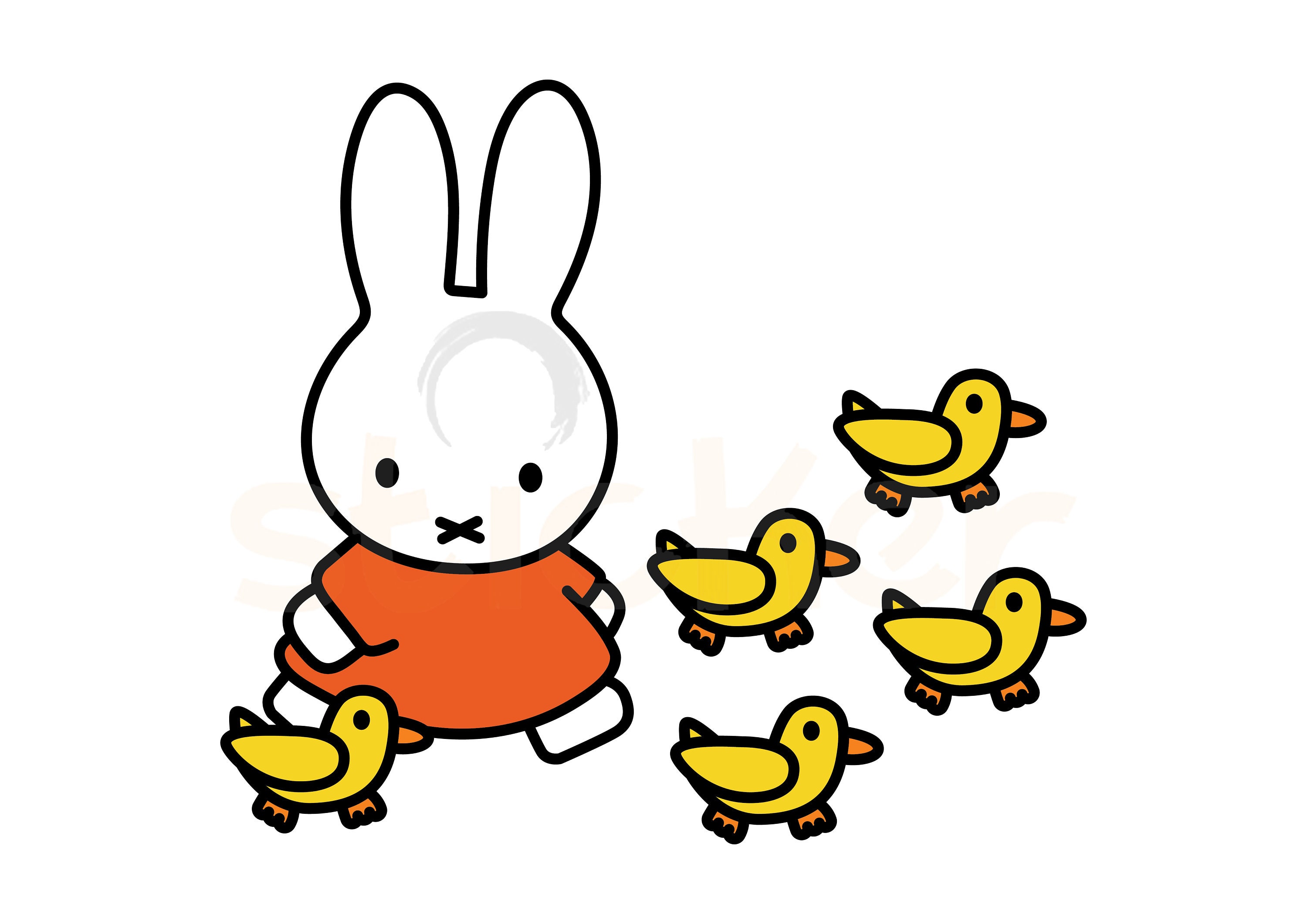 Miffy 5 PNG Illustrations Digital Print INSTANT DOWNLOAD | Etsy