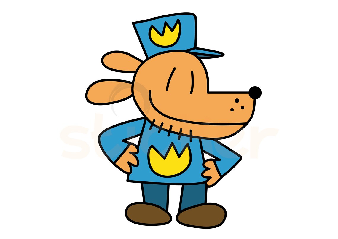 Dog Man Illustration Digital Print INSTANT DOWNLOAD PNG | Etsy