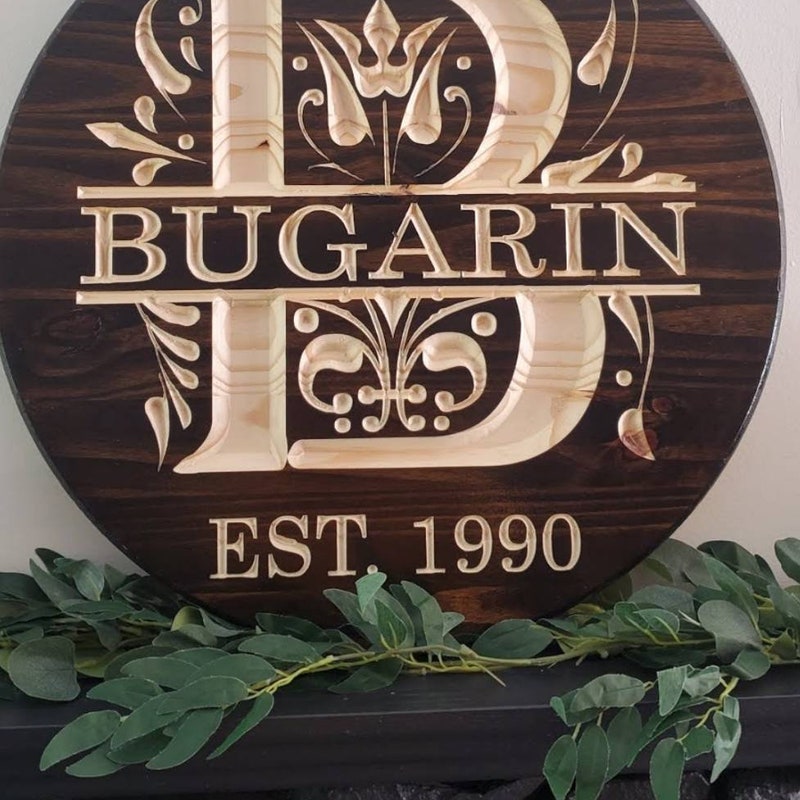 Ebony Custom Wood Sign - Etsy