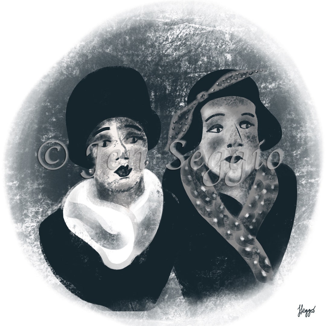 Ludicrous Ladies // Art Print // Digital Painting // Some Like It Hot ...