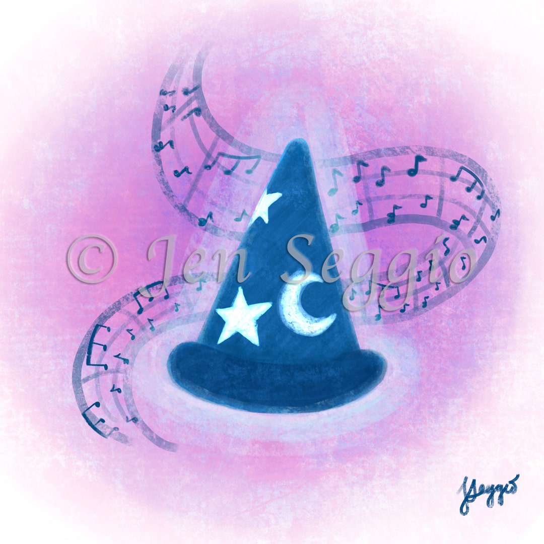 Musical Magic // Art Print // Digital Illustration // Disney - Etsy