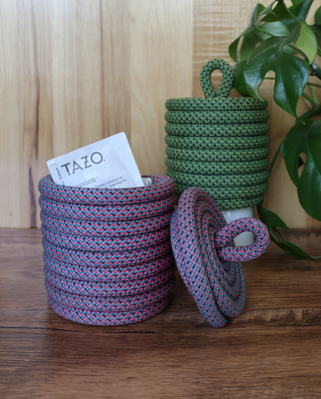 Recycled Rock Climbing Rope Caddies - Homewares & Storage - Etsy
