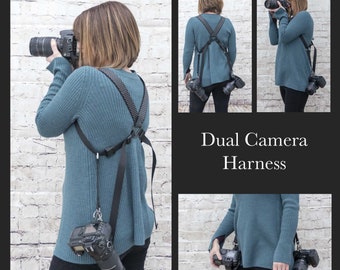 Black Dual Camera Harness - Etsy
