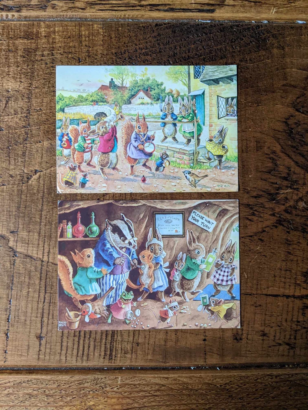 Vintage Postcard by Racey Helps - Etsy UK