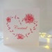 Cariad - Welsh Language Greeting Card, Valentines Day, Dydd Santes ...