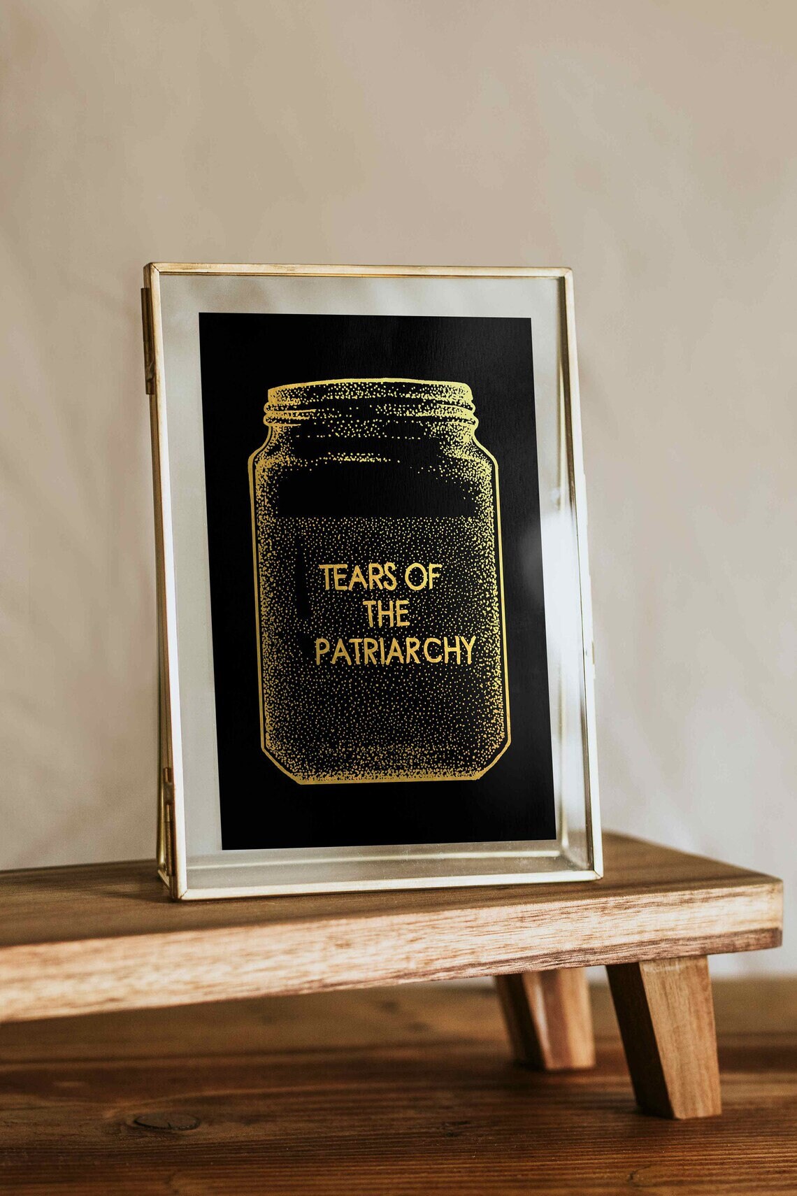 Anti-patriarchy Print Black and White Feminist Girl Gang Anti Trump - Etsy