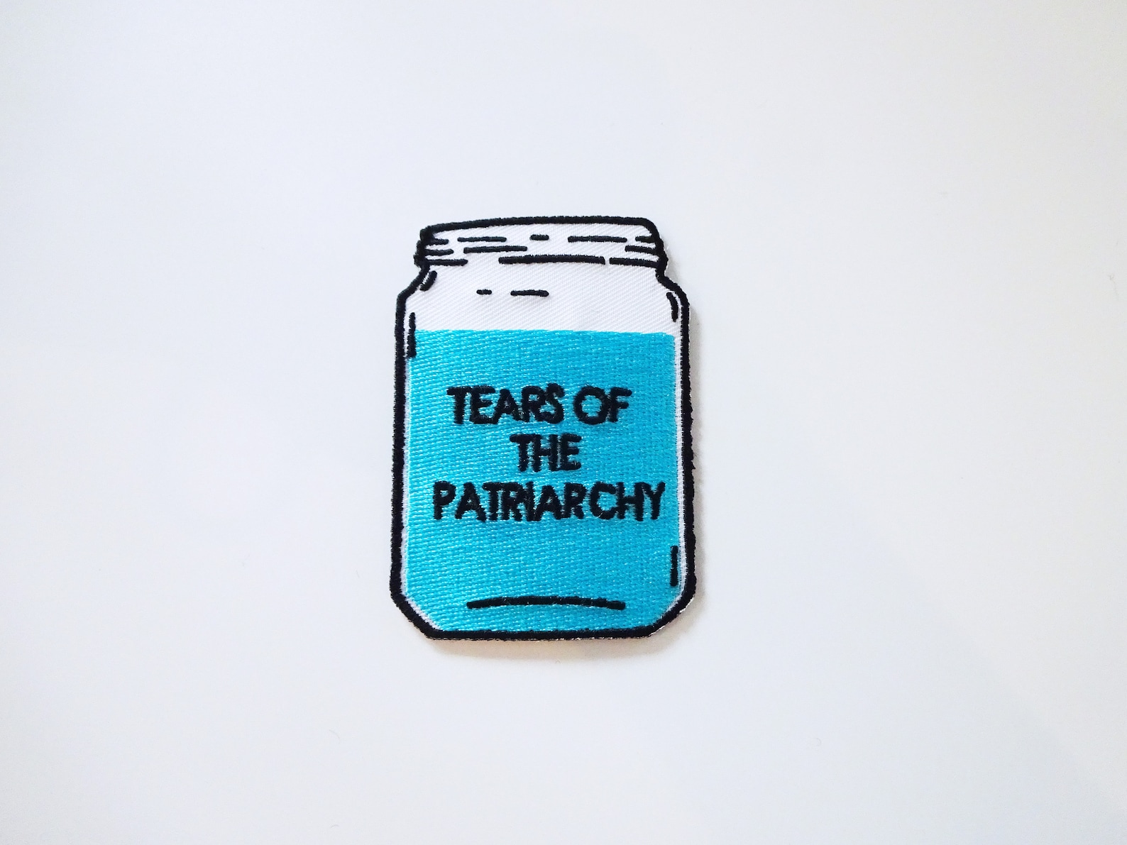 Embroidered Tears of the Patriarchy Patch Sew Iron On - Etsy