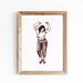 Body Positive Print - Wall Art Vivacious Curvy Dancing Woman ...