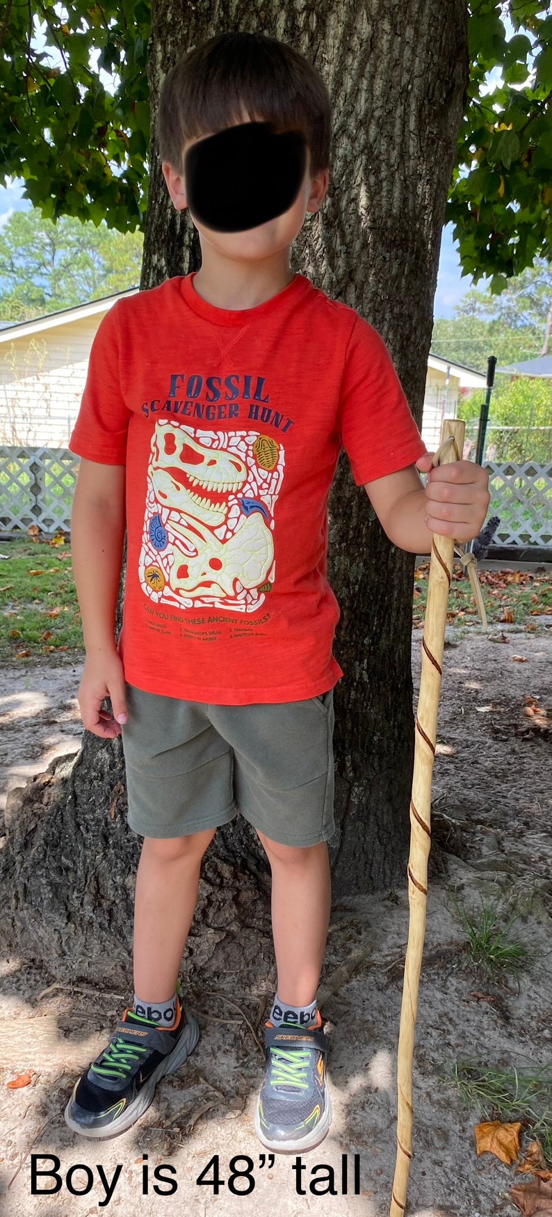 Walking Stick (36"), Sized for Child - Made From Salvaged Oak Tree - Etsy