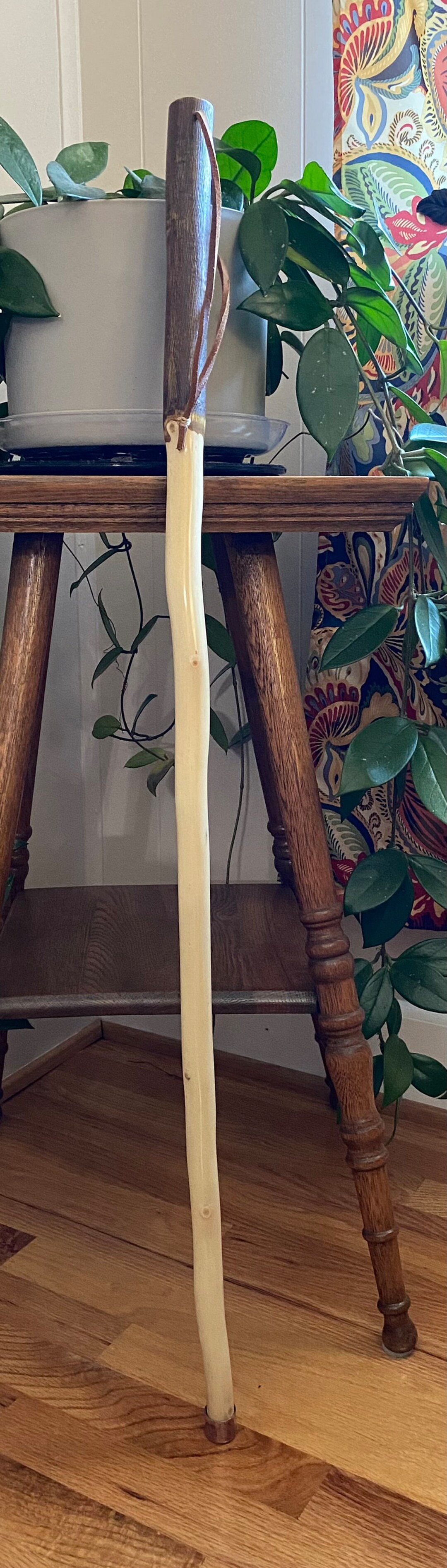 Walking Stick (38") - Made From Salvaged Hickory Tree - Etsy