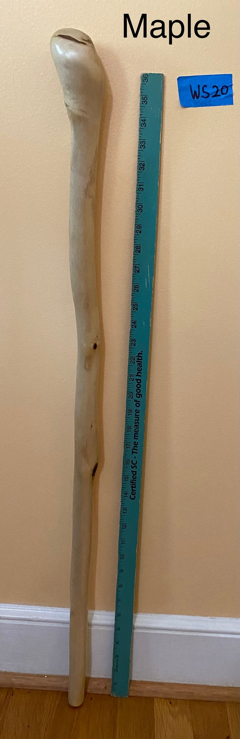 Walking Stick (37") - Made From Salvaged Maple Tree - Etsy