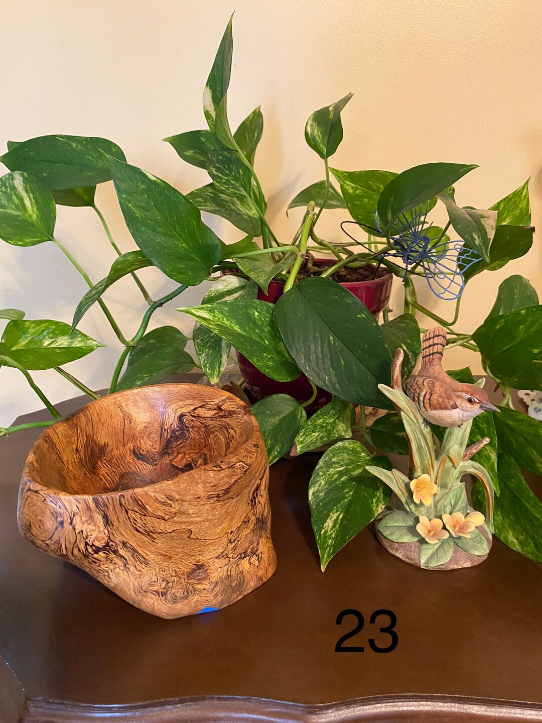 Wooden Tabletop Bowl - Made From Salvaged SC Oak Tree - Etsy